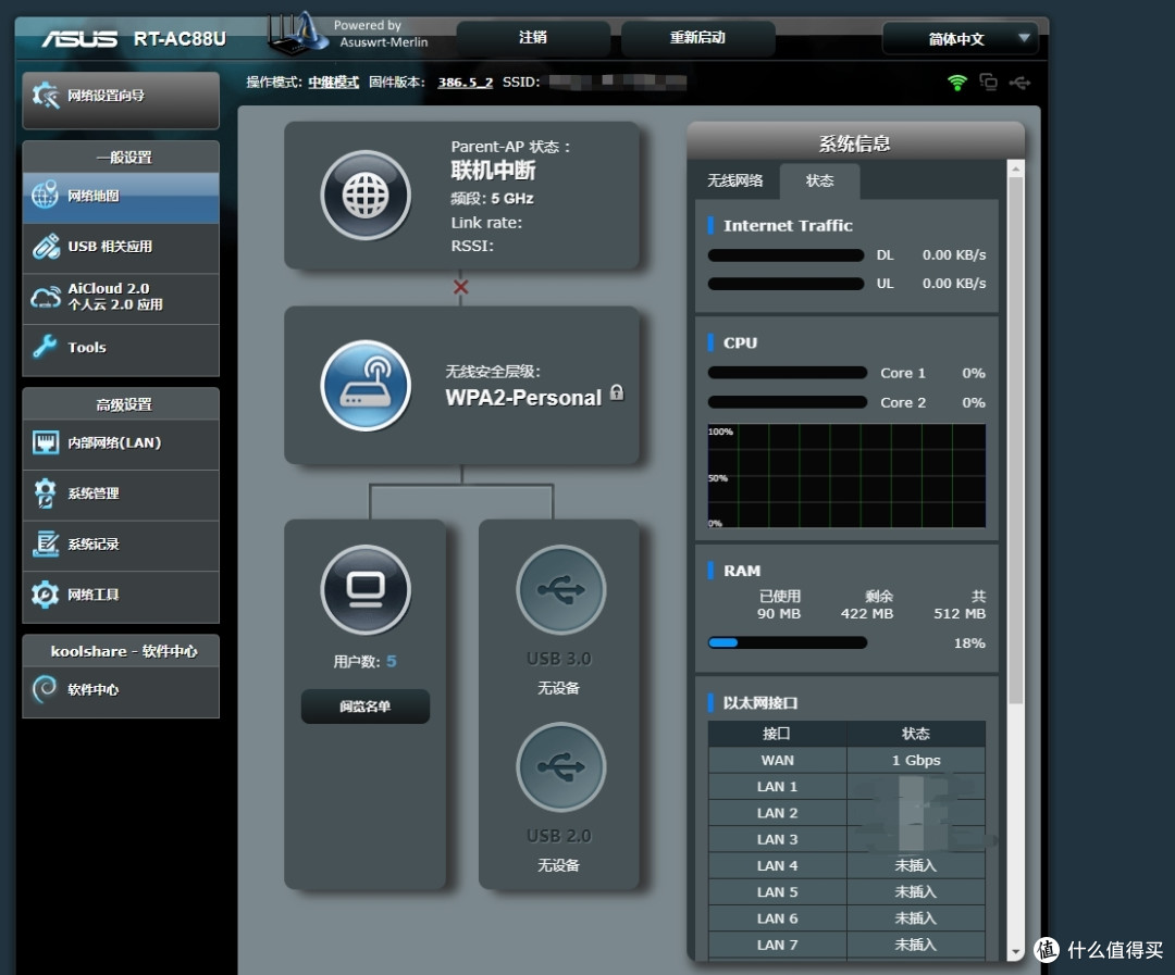 AX86U+AC88U AiMesh组网体验，想象美好但问题多多_路由器_什么值得买