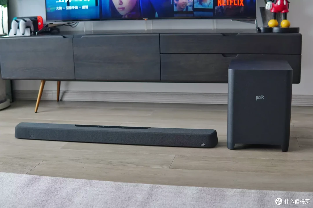 旗舰款真全景声回音壁体验如何？Polk普乐之声MagniFi MAX AX SR详细评测_家电安装_什么值得买