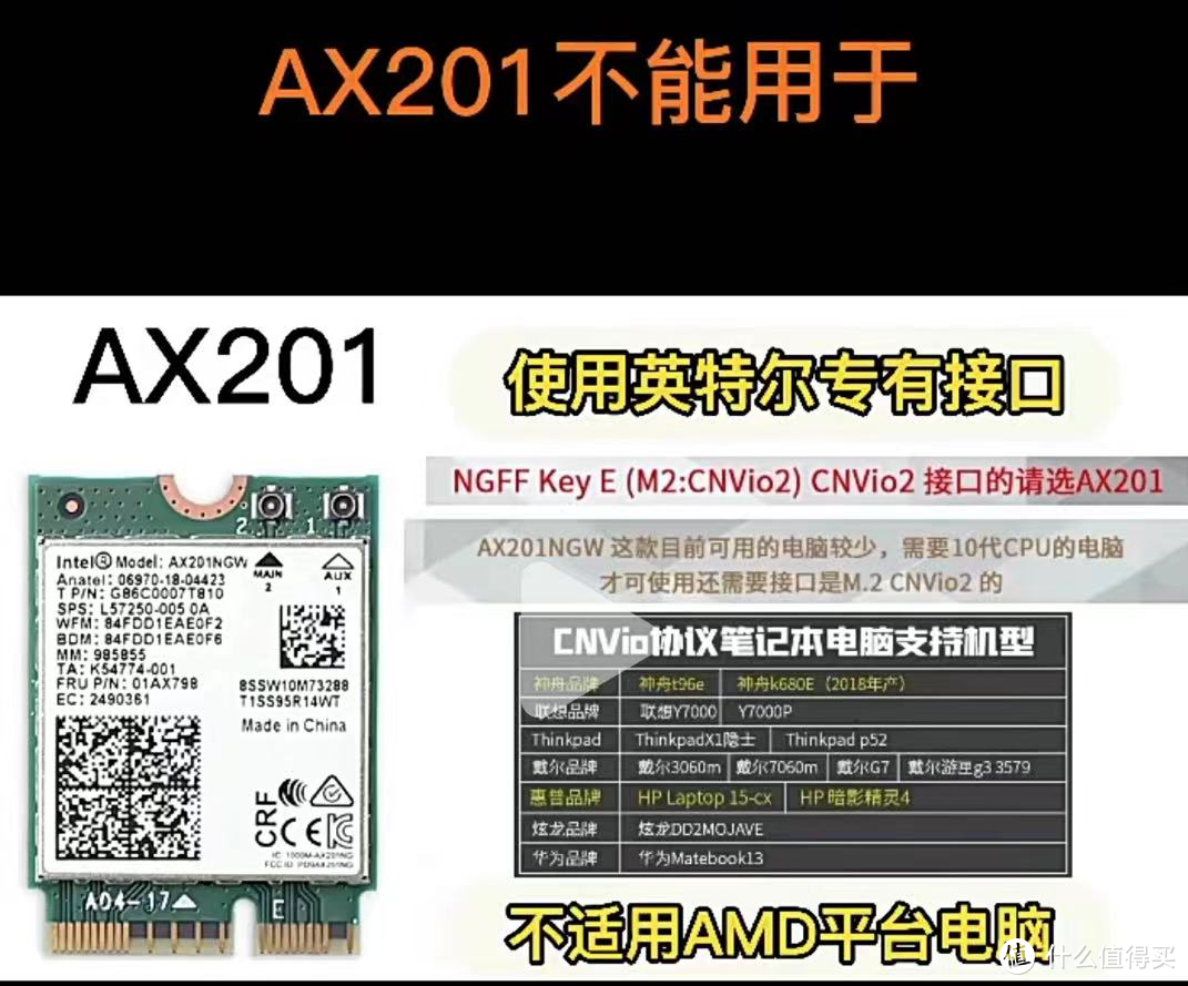 2022年了我才用上wifi6-小新笔记本9560ac换AX201过程分享_普通笔记本_什么值得买