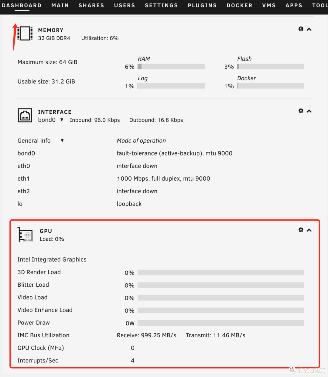 UNRAID 如何添加 GPU 仪表盘并开启核显（不用再敲代码了）_NAS存储_什么值得买