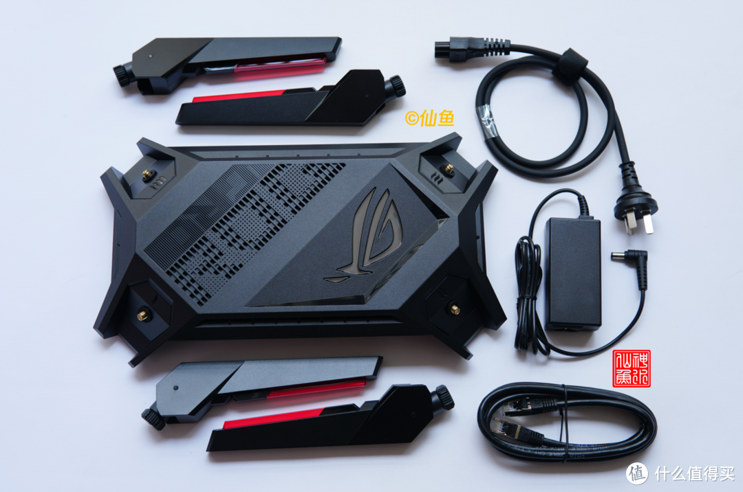 无线信仰！华硕ROG AX6000路由器深度评测_路由器_什么值得买