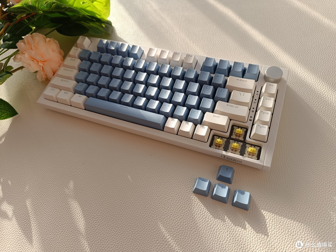 客制化键盘的春天，平民也能玩得起，雷咖泽KW75S机械键盘_键盘_什么值得买