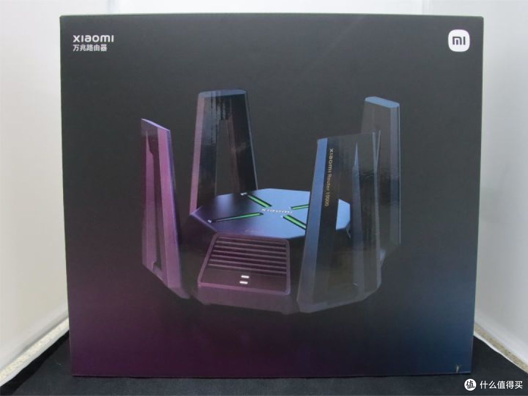 Xiaomi 万兆路由器 开箱体验|小米路由器天花板|科技与未来仿佛就在面前_路由器_什么值得买