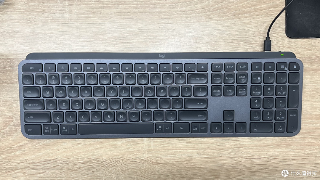 给2000块的公司电脑配一个390块的键盘，罗技MX Keys确实好用_键盘_什么值得买