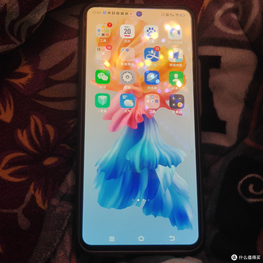 双12给老妈入手了一台vivoX60，妈妈自己挑的颜色，我也觉得好好看_安卓手机_什么值得买