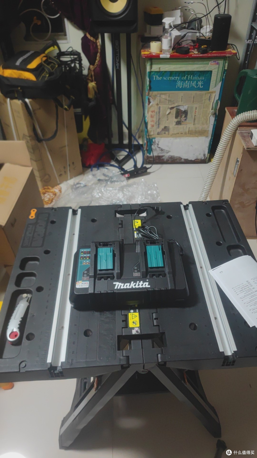 牧田DC18RD双9A快充18V充电器开箱_充电器_什么值得买