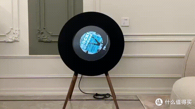 以黑胶致敬经典，让数字音乐释放新能量：MORRORART R1 唱片歌词音箱 体验_音箱_什么值得买