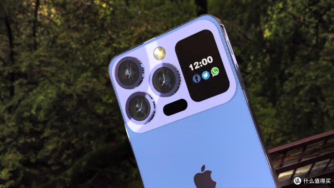 iPhone15Ultra渲染图：堆料让人猝不及防，钛合金材质+2英寸小窗_iPhone_什么值得买