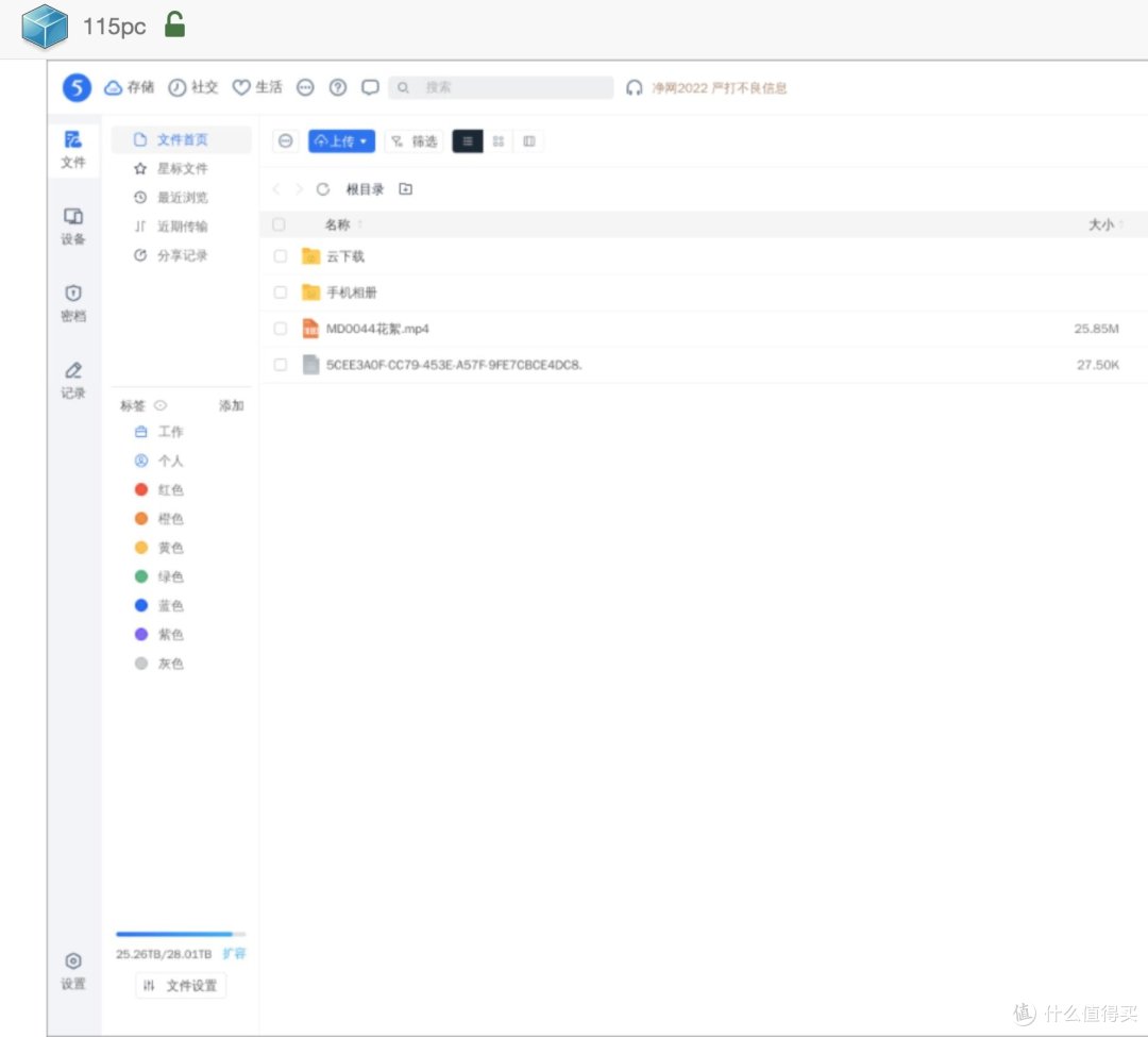 NAS和115网盘互联的docker设置教程_NAS存储_什么值得买