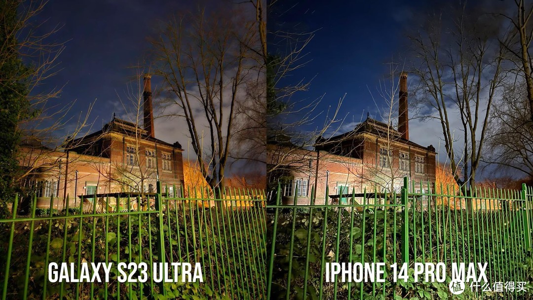 三星S23Ultra和iPhone14ProMax实拍对比：2亿像素和4800万差多少_iPhone_什么值得买