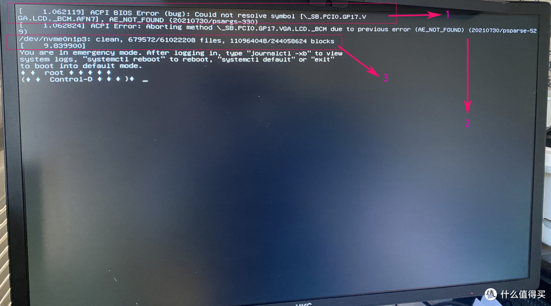 Linux系统奔溃无法登录进入界面的解决方法(上)_软件应用_什么值得买