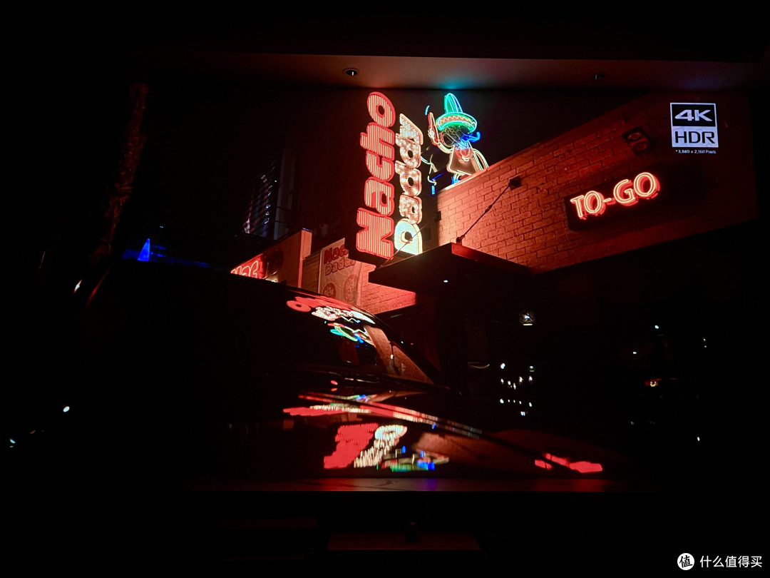 小客厅的180寸投影梦—Navitar SSW06 投影仪 ScreenStar 广角放大镜头,0.65X 测试使用经验分享_超短焦投影机_什么值得买