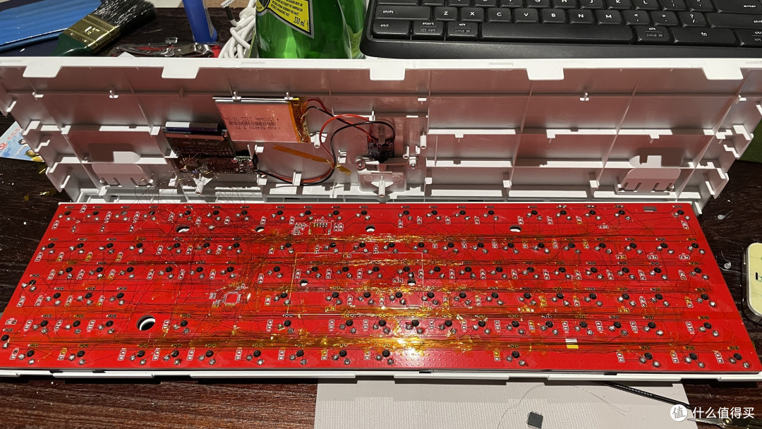 生命在于折腾——花费70将IKBC C104 改K375s优联主控_无线键盘_什么值得买