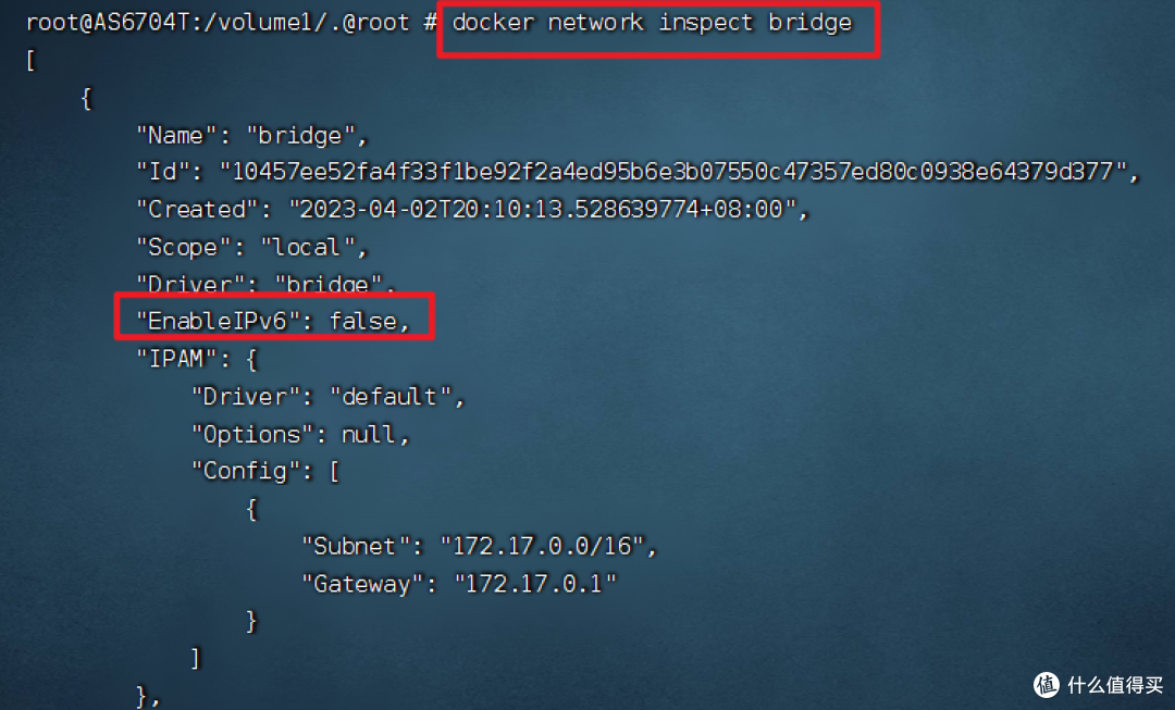 【终极篇】再次硬杠Docker 开启 IPv6 ，如何让默认的bridge网络启用IPv6 支持_NAS存储_什么值得买