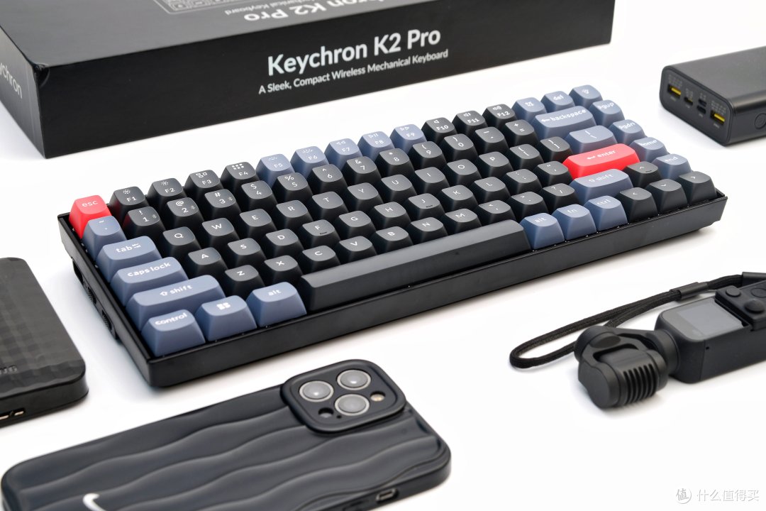 支持QMK&VIA，全键客制化！上手Keychron K2Pro机械键盘_键盘_什么值得买