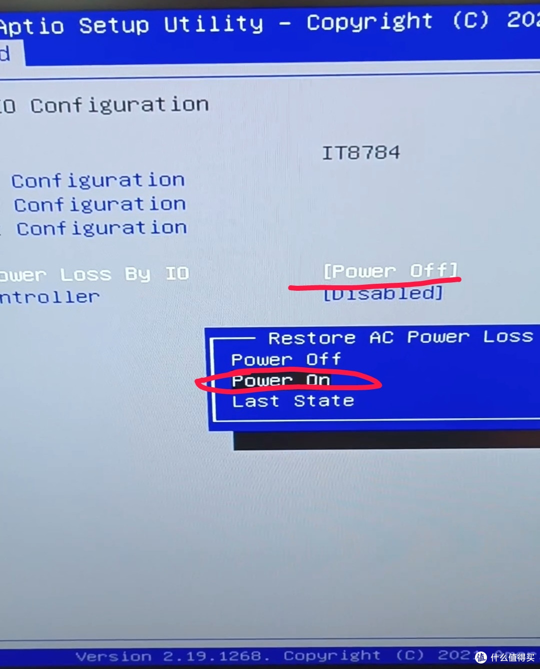 关于J4125来电自启的BIOS设置_主板_什么值得买