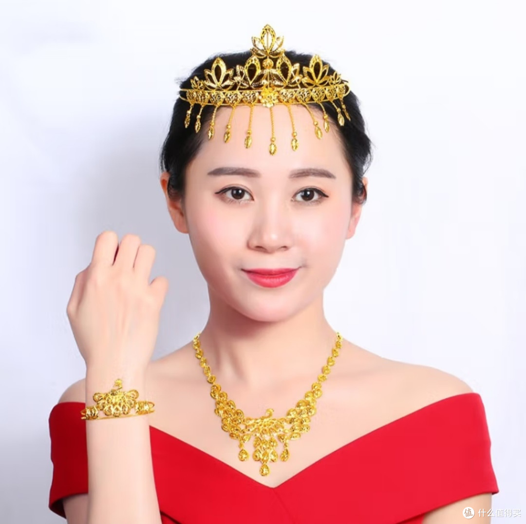欲戴王冠，必受其重。黄金凤冠有没有你喜欢的？_其他黄金首饰_什么值得买