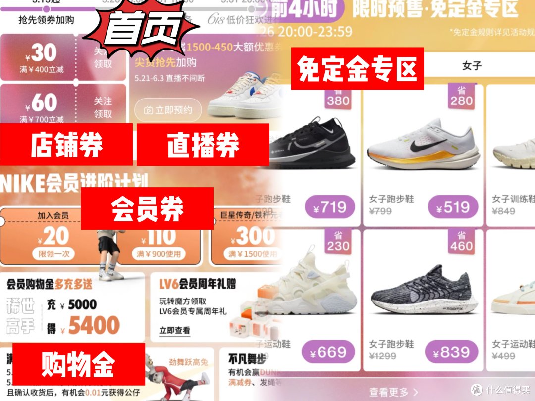 耐克、AJ、阿迪-618活动攻略，附送两大平台大促活动节奏，冲！_篮球鞋_什么值得买