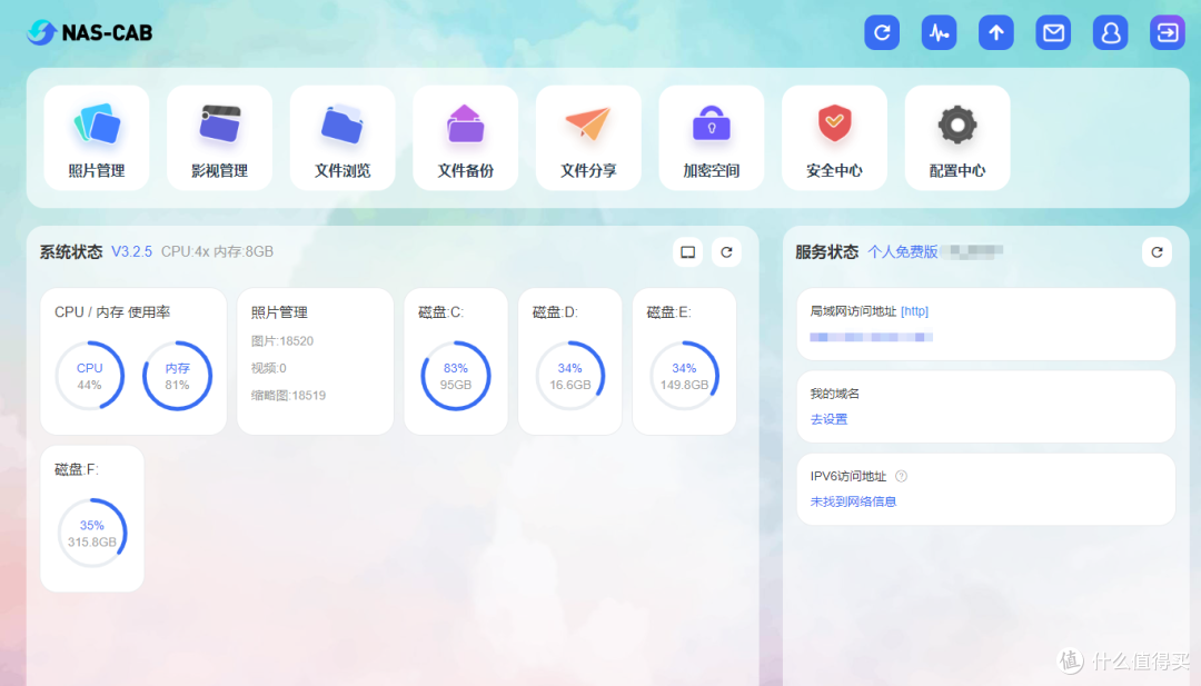 Nascab——Winnas简单方案：实现照片、文件备份等。_NAS存储_什么值得买