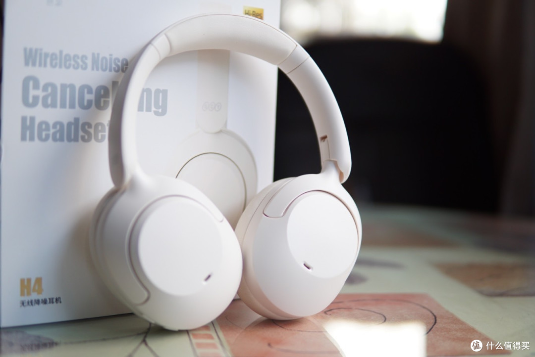 QCY H4高颜值头戴式降噪耳机，金标认证四场景智慧降噪_头戴式耳机_什么值得买
