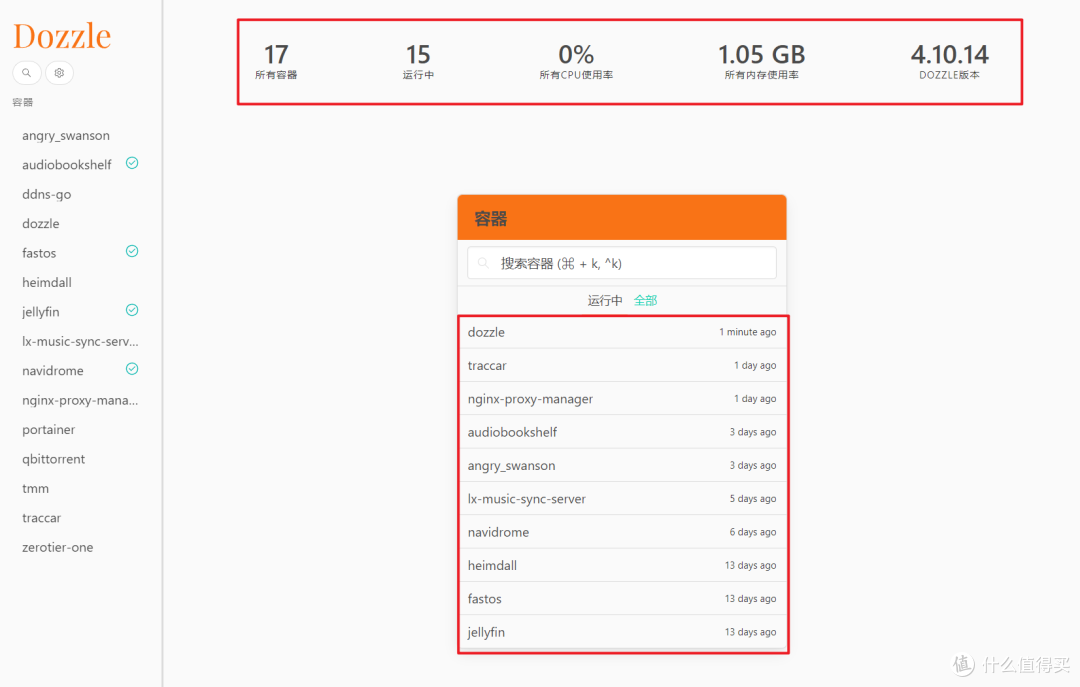 一款轻量级Docker容器日志查看神器『Dozzle』，实时掌握NAS上的Docker运行信息_NAS存储_什么值得买