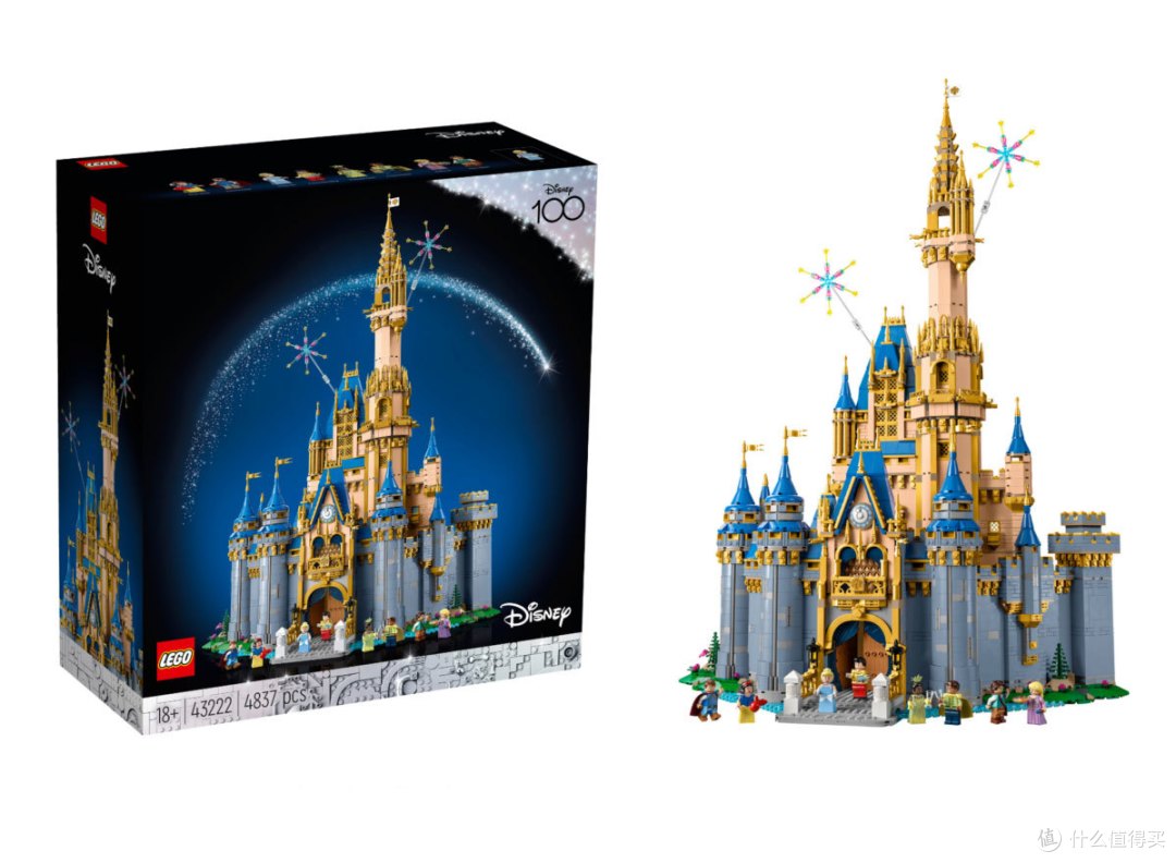 2023全新迪士尼城堡乐高43222亮相_拼插积木_什么值得买