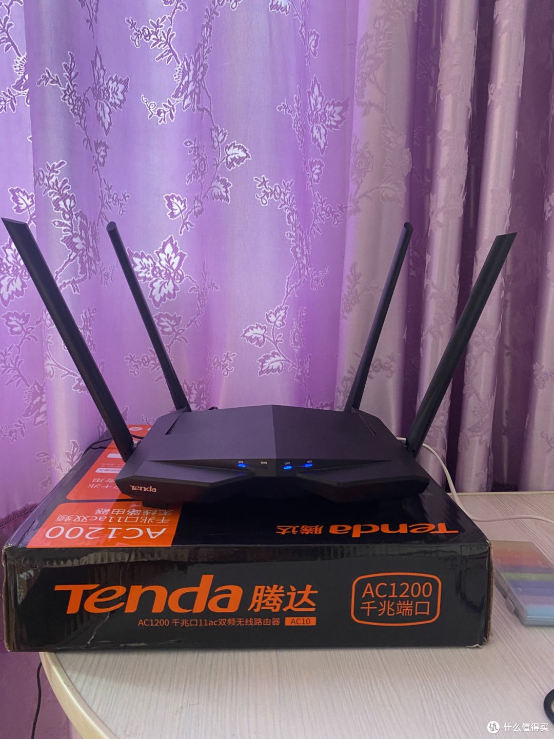 造型越是怪异的东西它就越有料！短文评测：腾达 AC10 1200M 千兆双频路由器_路由器_什么值得买