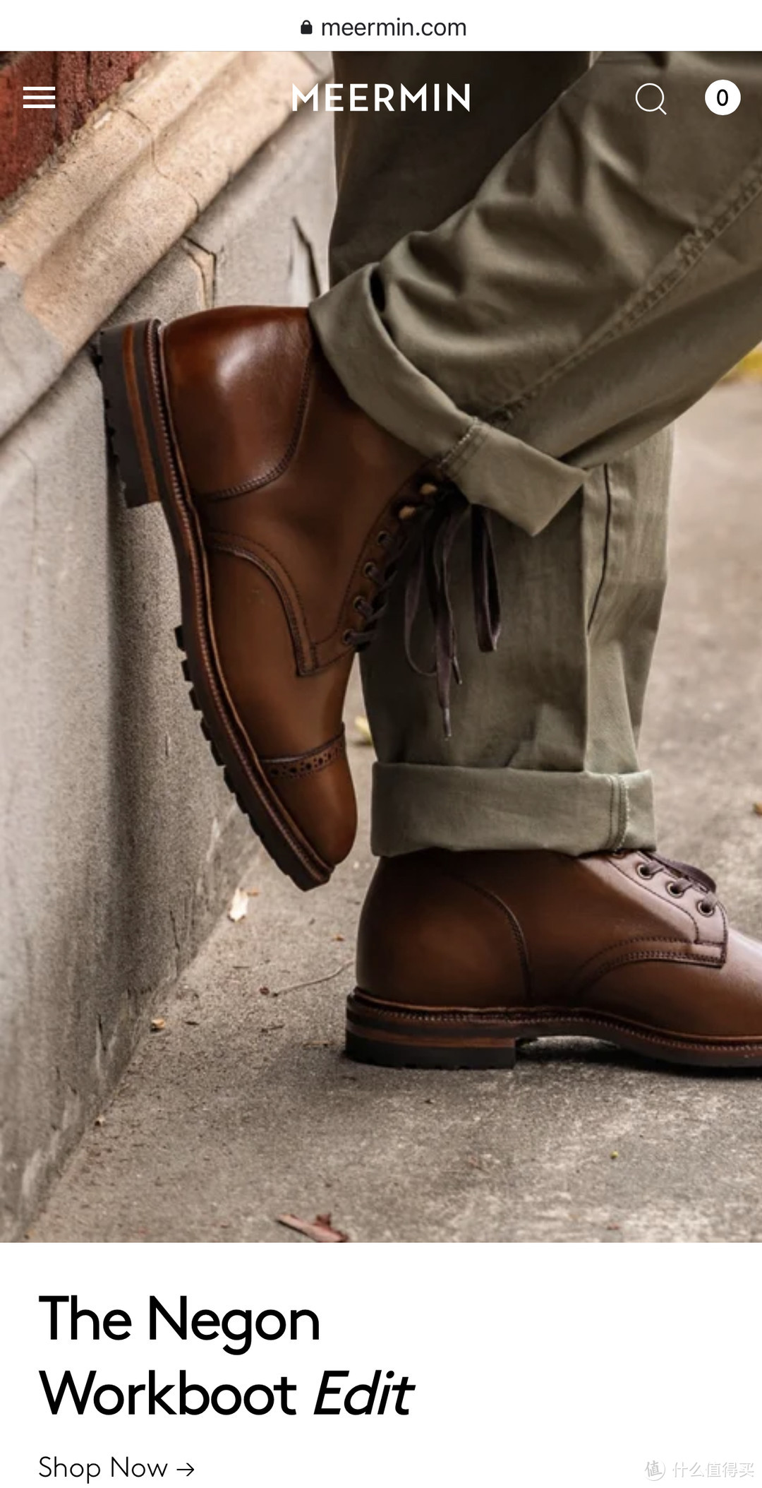 脚感真的棒：价格屠夫Meermin的第一款工装靴解析+旧化展示_男士工装鞋_什么值得买