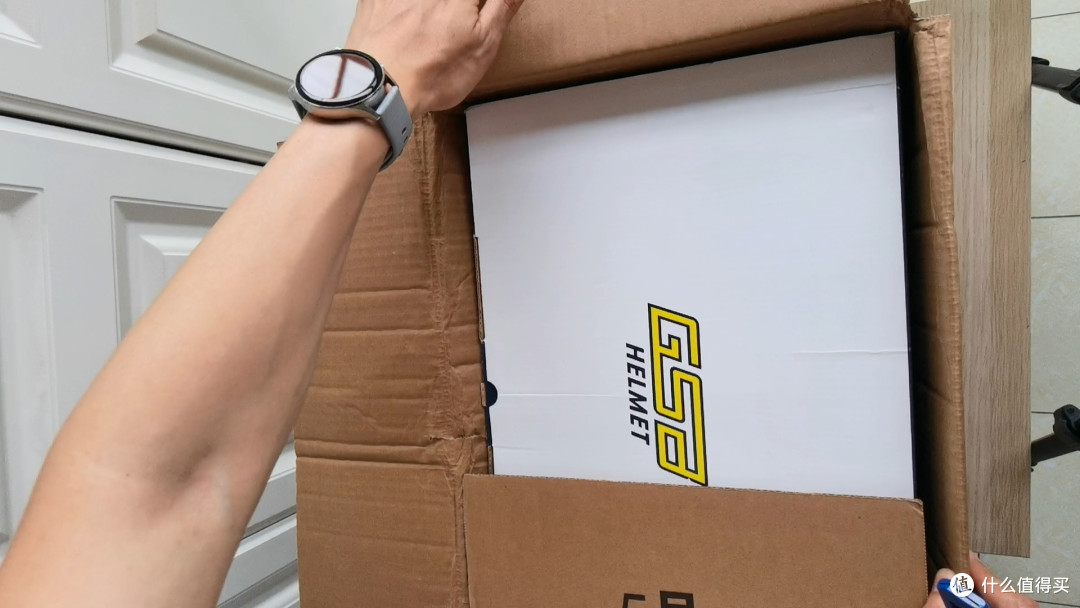 入手GSB RC5碳纤维摩托车头盔 – 开箱大量图片_摩托车骑行装备_什么值得买