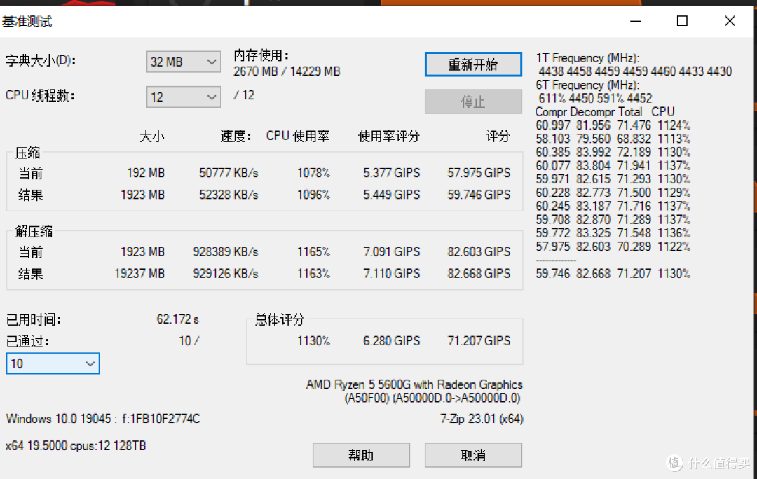 5600g在win10与win11下性能对比_CPU_什么值得买