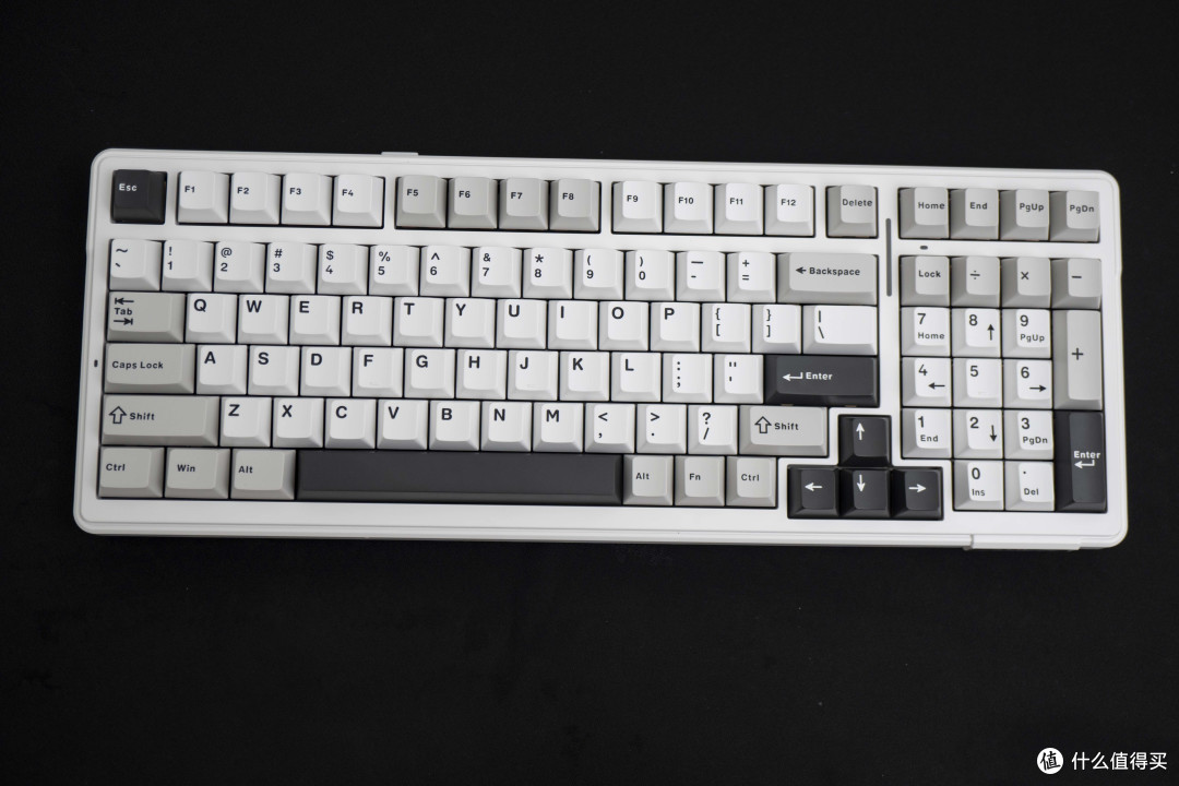 开箱狼蛛F99顶配Fr4沉金开槽版本，附拆解_键盘_什么值得买