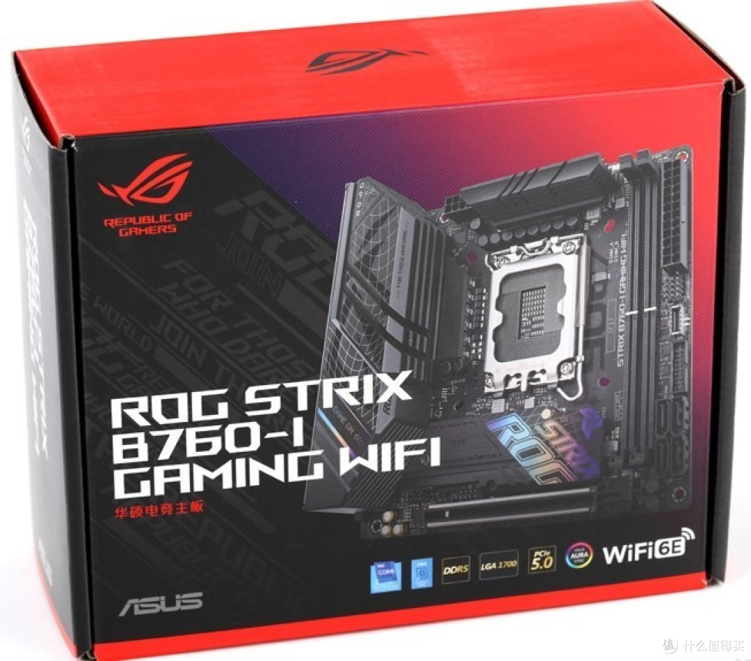 华丽丽的，ROG Strix B760-I Gaming WiFi主板，上手体验_主板_什么值得买