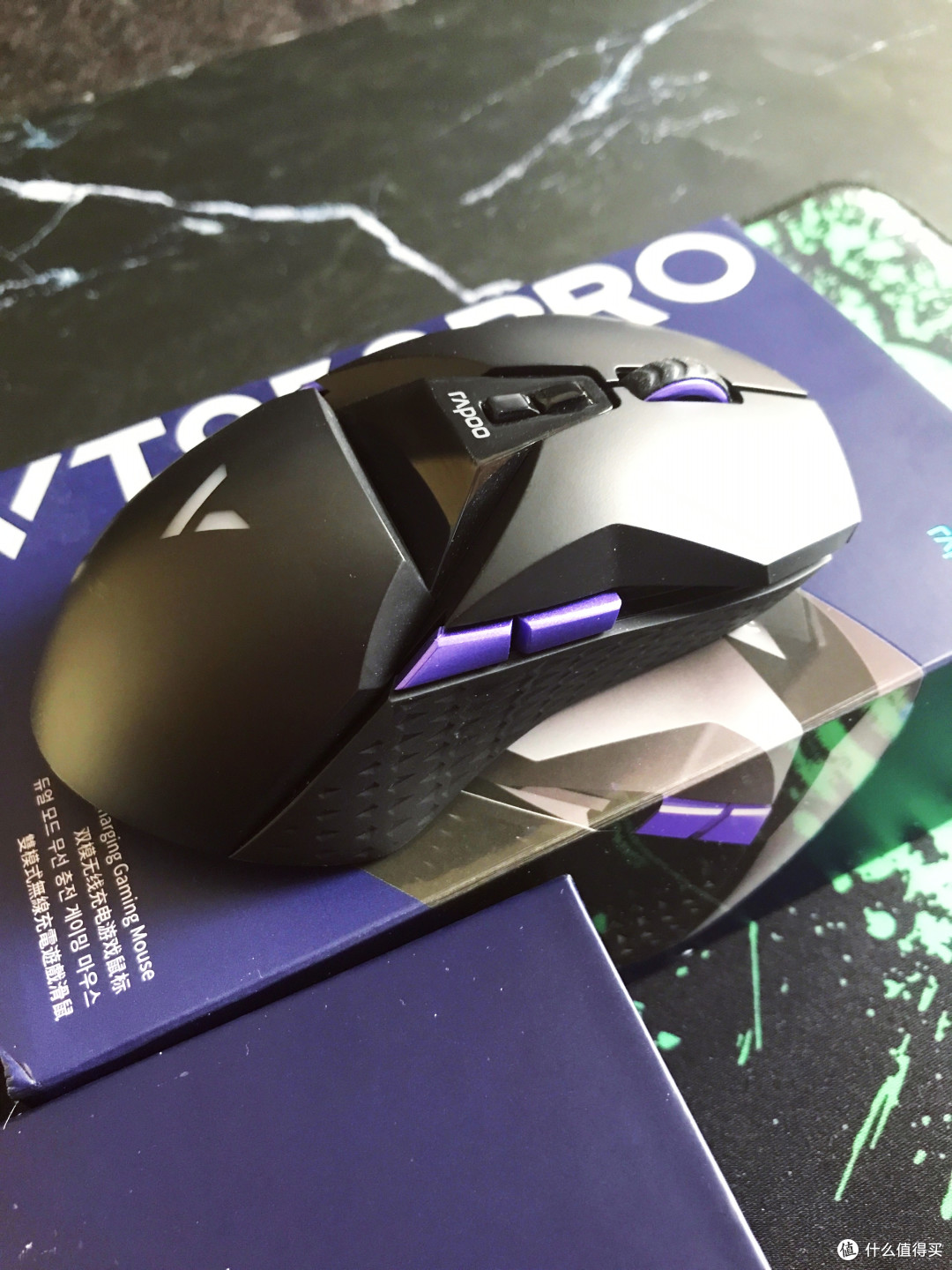 3395引擎打造，超跑级4K回报率，雷柏VT950PRO屏显鼠标游戏体验！_鼠标_什么值得买