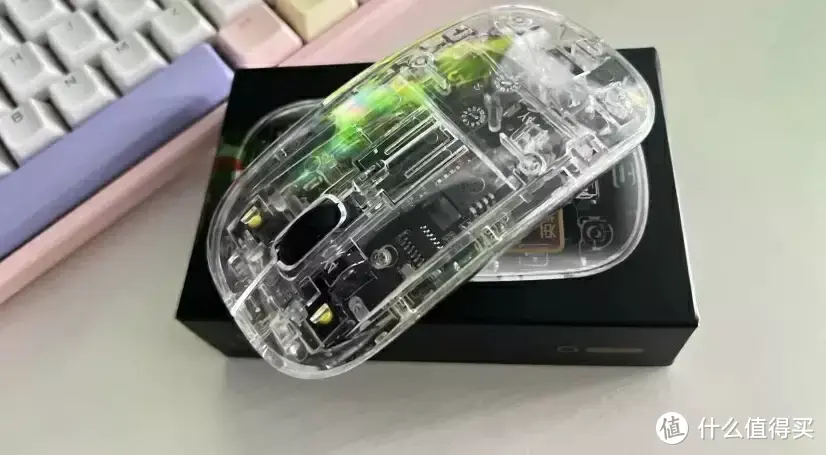 一款小巧好看的鼠标——英菲克X5透明无线鼠标_鼠标_什么值得买