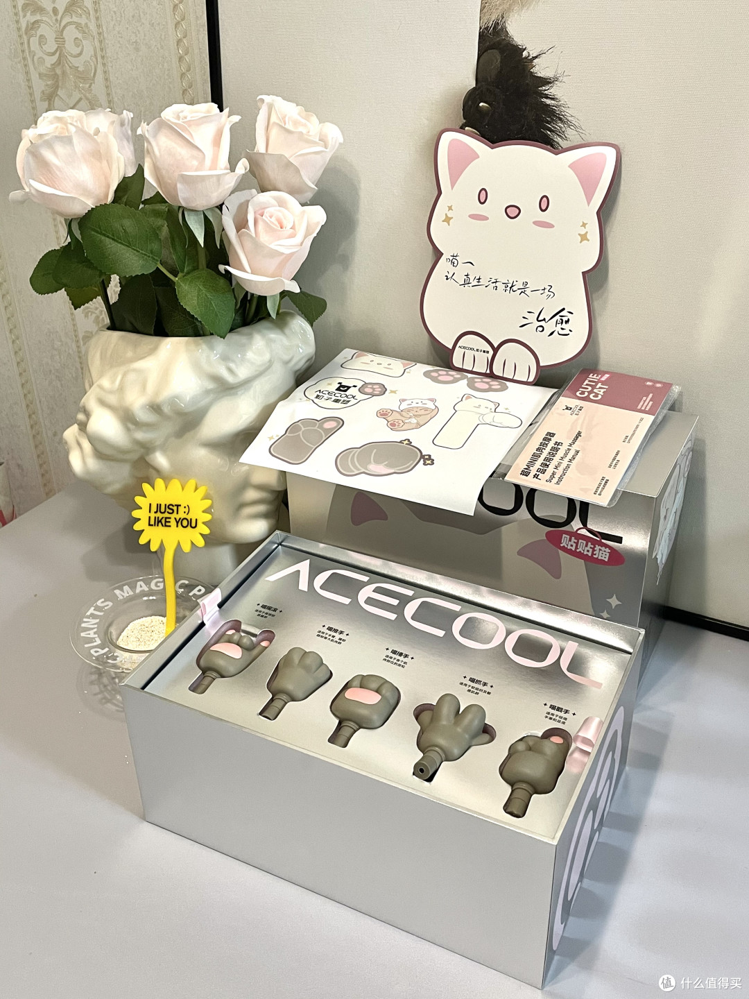 ACECOOL粒子重塑猫咪筋膜枪，心心念念了好久终于入手了_运动护具_什么值得买