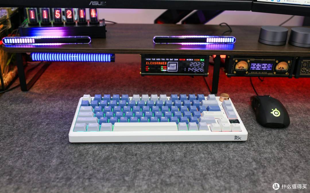 RK S75机械键盘首发，全方位评测，外观、性能与手感完美结合_键盘_什么值得买