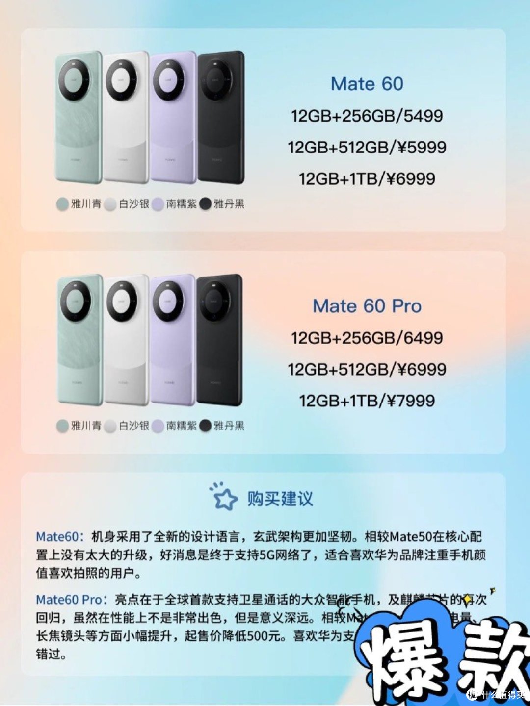 华为mate 60pro_其他智能手机_什么值得买
