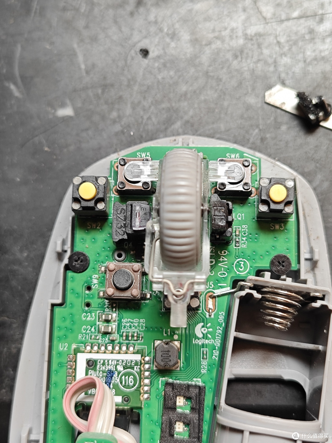 罗技M590更换微动_五金工具_什么值得买