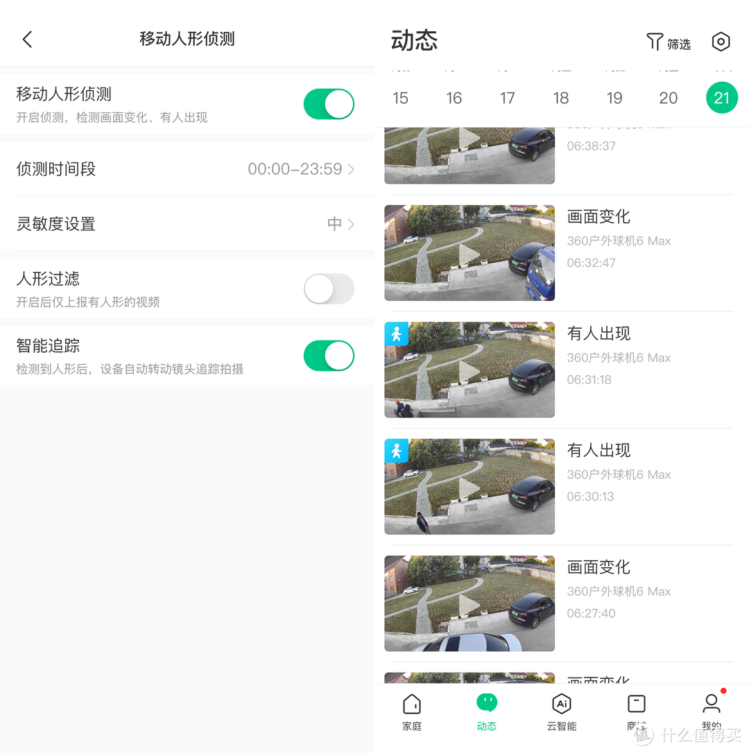一台摄像机两个镜头，360户外球机6Max这个配置真的绝了_智能摄像机_什么值得买