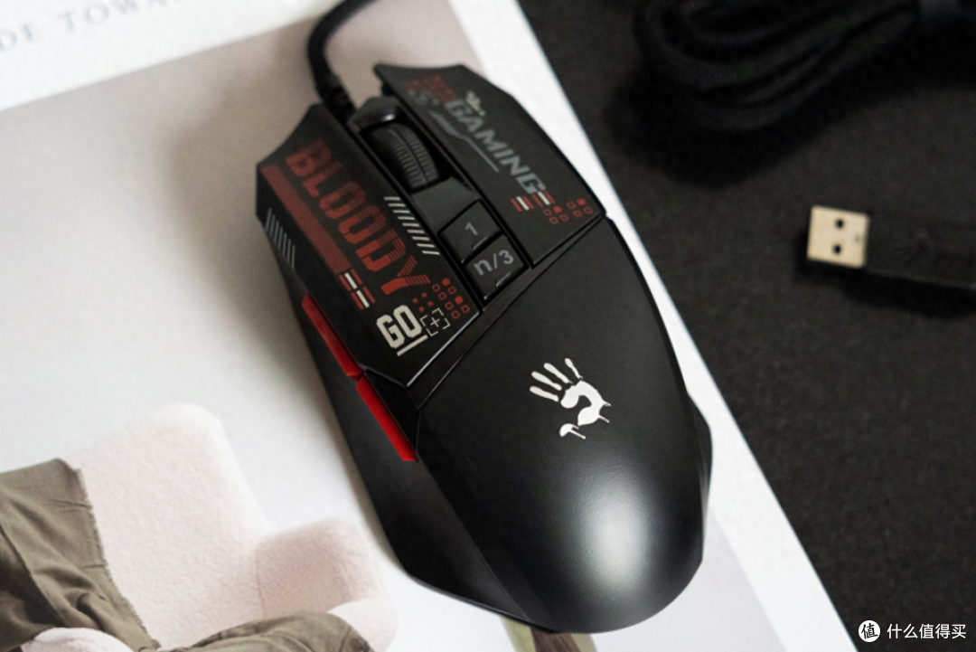为玩家深度打造，灵敏度免驱可调，血手幽灵V8M Max Mini鼠标体验_鼠标_什么值得买