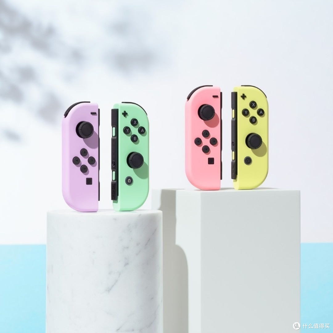 任天堂 Joy-Con 解决漂移，左右开弓，尽情游戏!Nintendo 任天堂 Joy-Con (左) 淡紫/(右) 淡绿_游戏_什么值得买