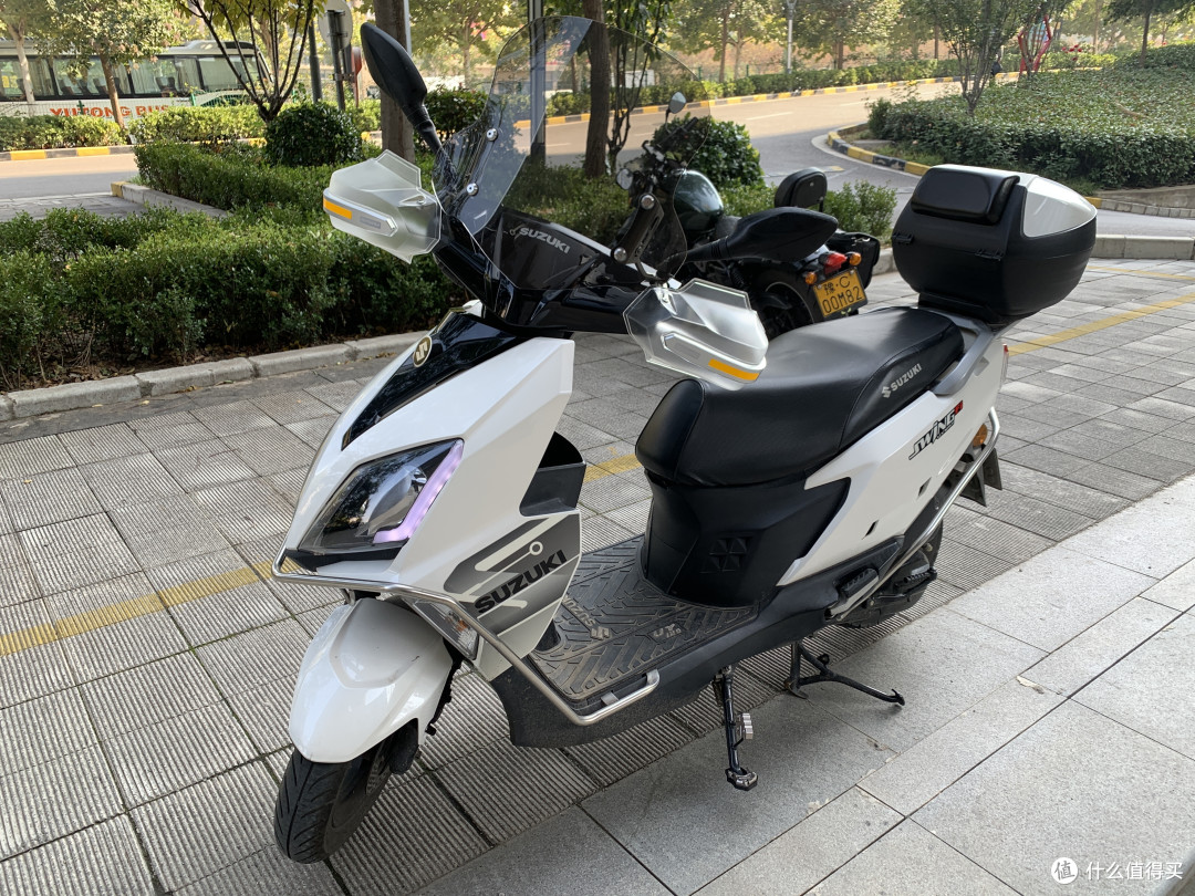 无惧征程：铃木UY125加装摩多狼手把挡风罩_摩托车骑行装备_什么值得买