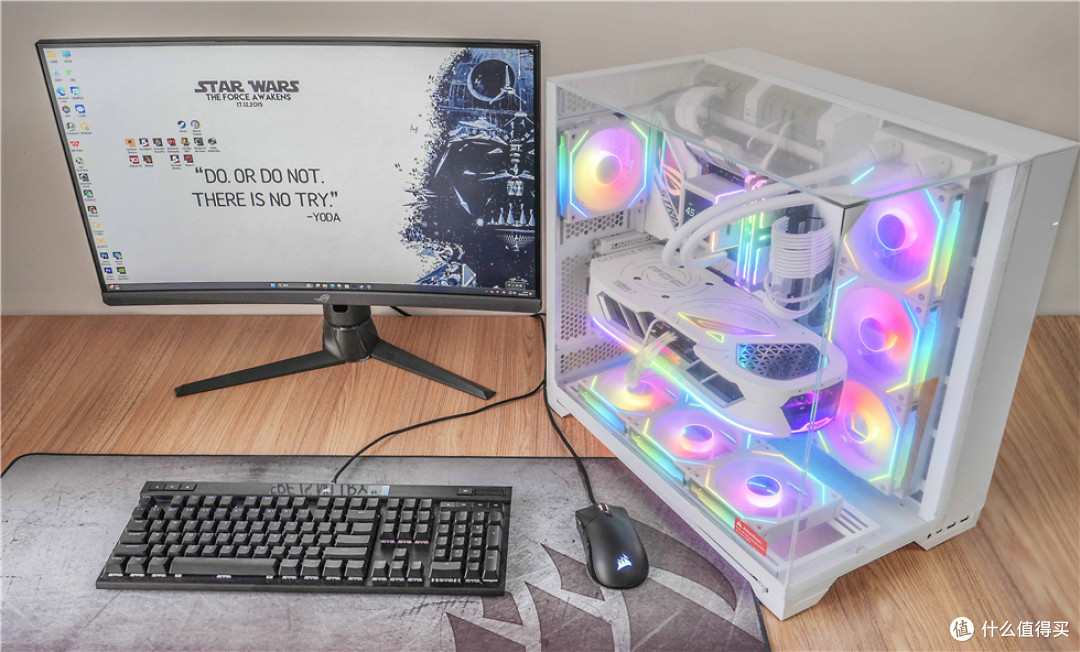 三面透明的大海景房——联力包豪斯O11 VISION机箱+ROG Z790-A WIFI S吹雪主板+索泰4090 PGF OC装机分享_机箱 ...