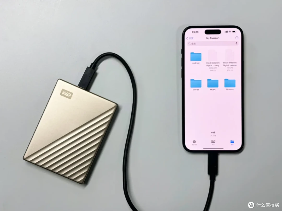 更方便的满足多场景使用，西数My Passport™移动硬盘轻松易上手 _移动硬盘_什么值得买