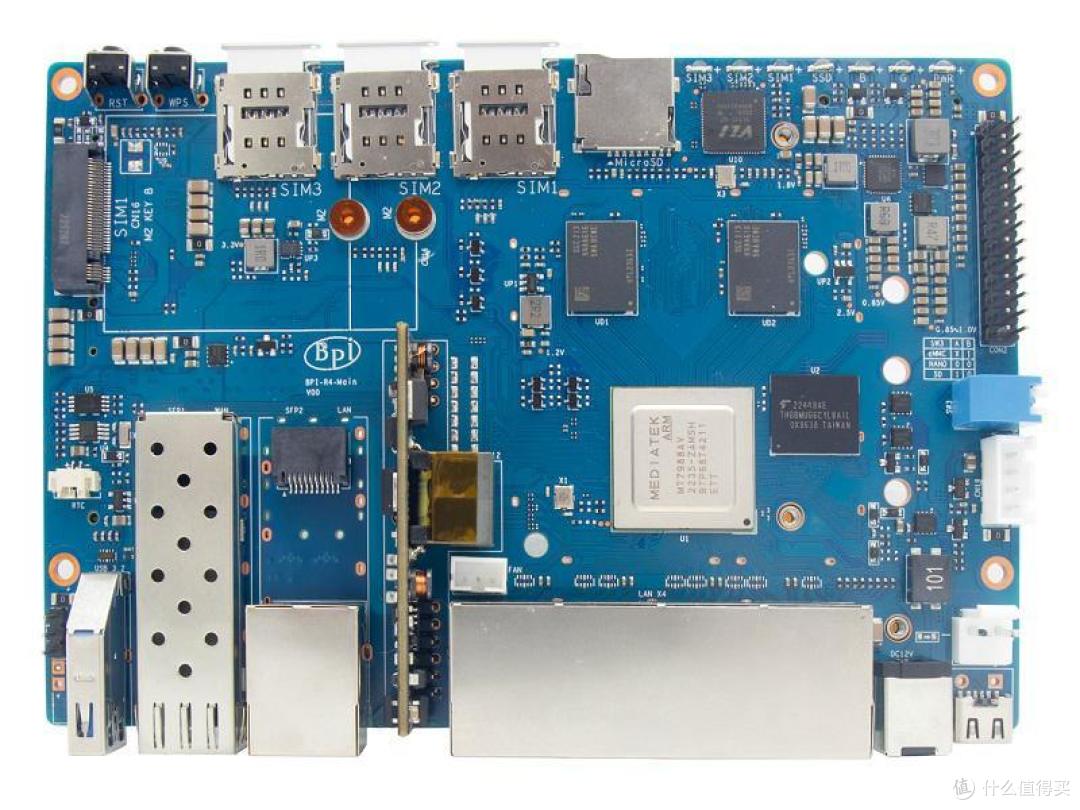 Banana Pi BPI-R4 SBC/路由器推出，带双 10G SFP+ 端口+Wifi7支持_路由器_什么值得买