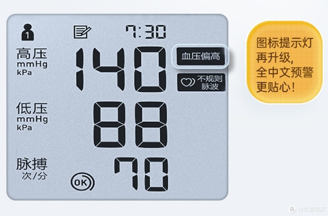 欧姆龙（OMRON）电子血压计J735：智能蓝牙款 双人模式，轻松管理血压数据_血压计_什么值得买