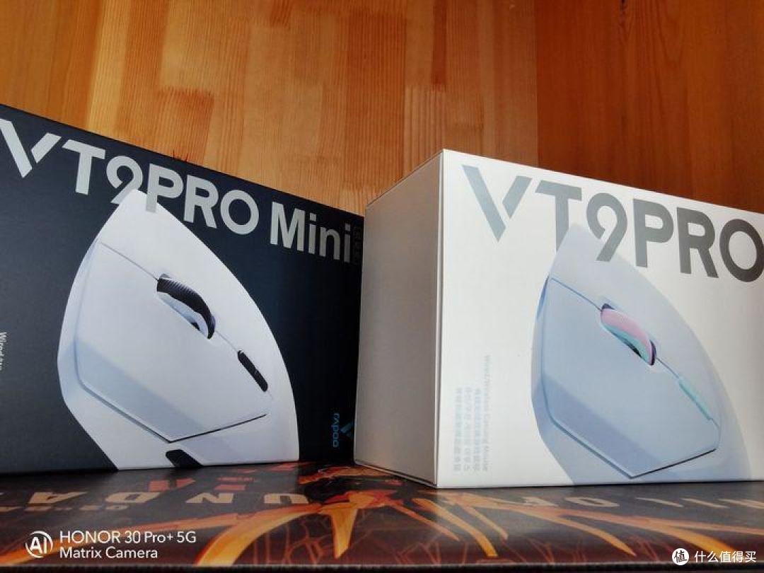 雷柏VT9Pro和VT9Pro mini 适合中大小手 轻量化 性价比和4K的完美体验_鼠标_什么值得买