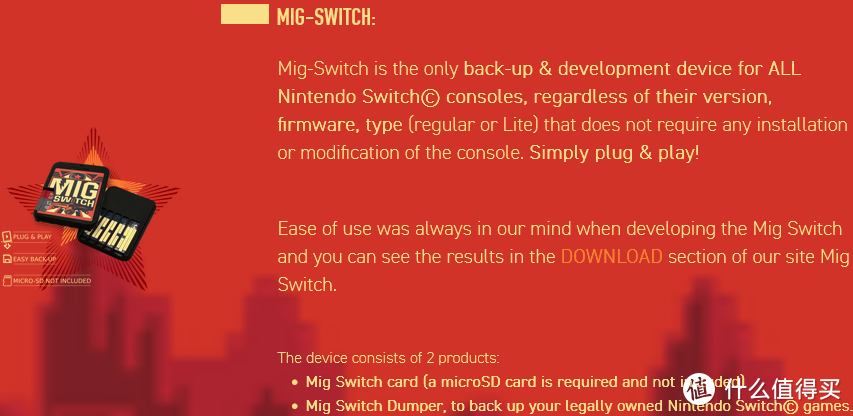 一场游戏一场梦：篇十一 谈谈第1款Nintendo Switch烧录卡Mig Switch_游戏硬件_什么值得买