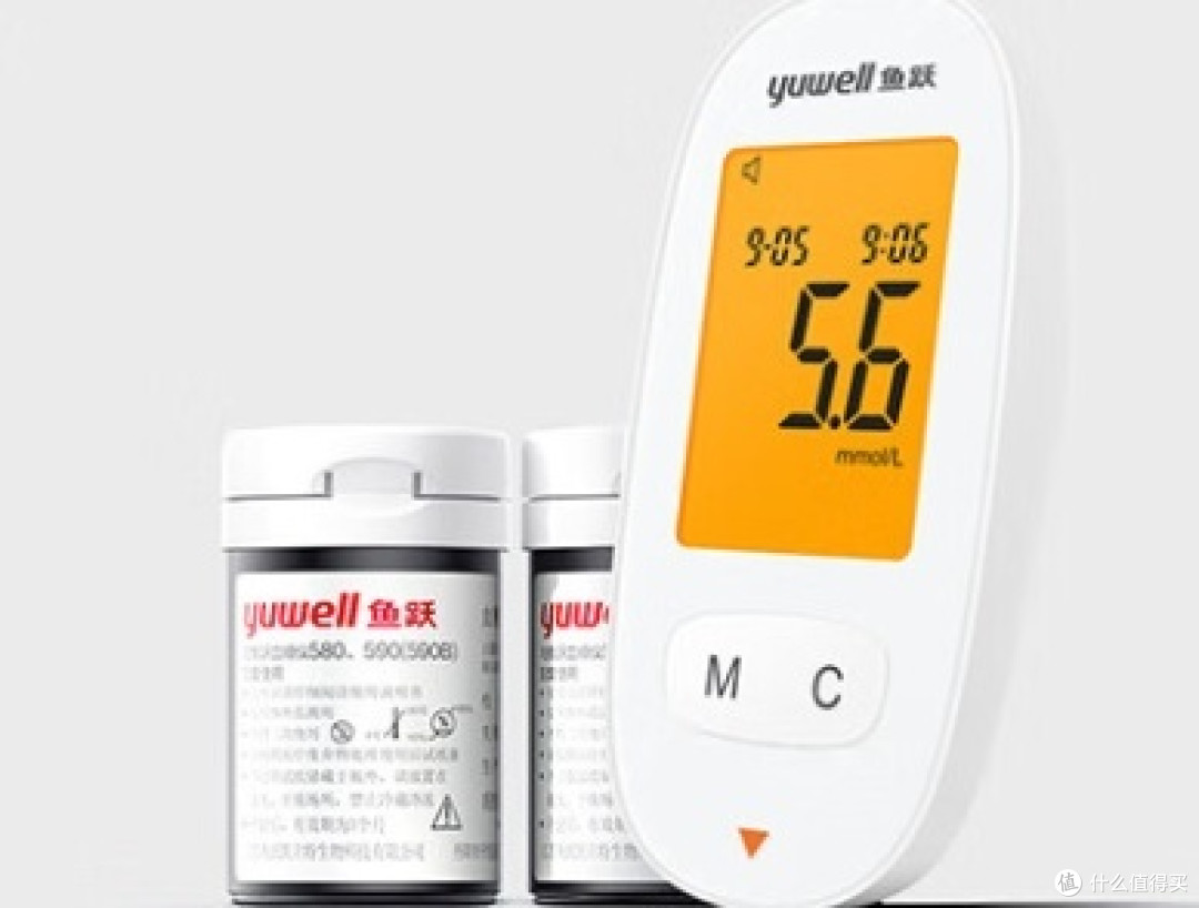 鱼跃 (yuwell) 血糖仪590：背光大屏 微量采血，科技助力个人健康管理_血糖测量_什么值得买