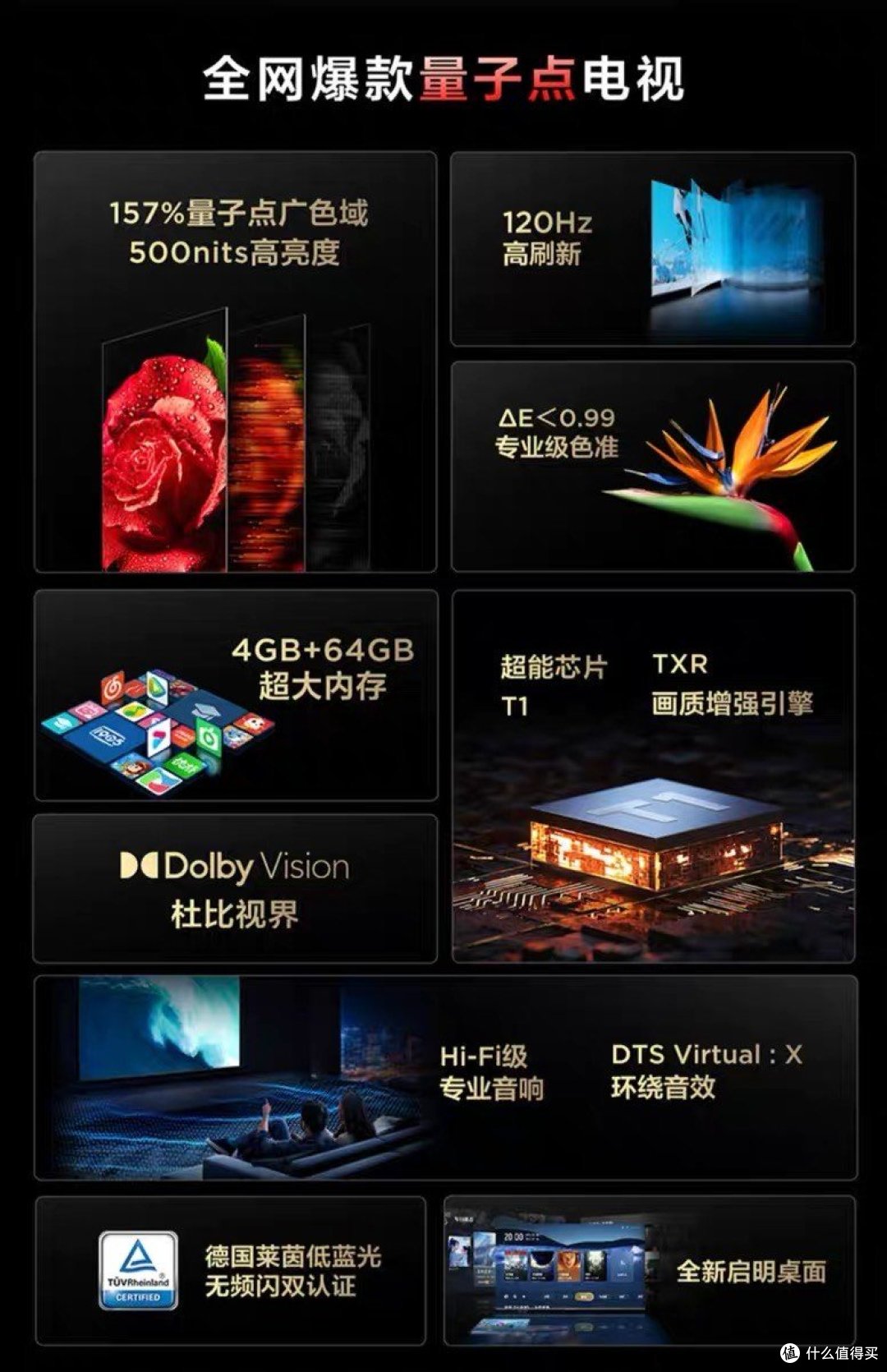 TCL T8G Max：璀璨之巅，高亮量子点电视的极致盛宴_电视_什么值得买